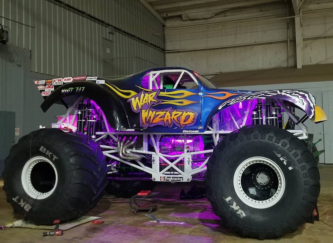 Real Purple Monster Trucks