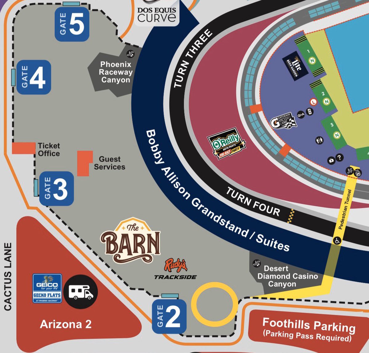Phoenix Raceway Map Garden Brothers Circus Avondale Tickets In
