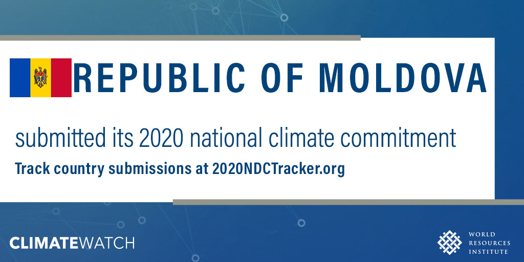 WRI Climate on Twitter: "The Republic of Moldova submitted its national climate plan (#NDC ...