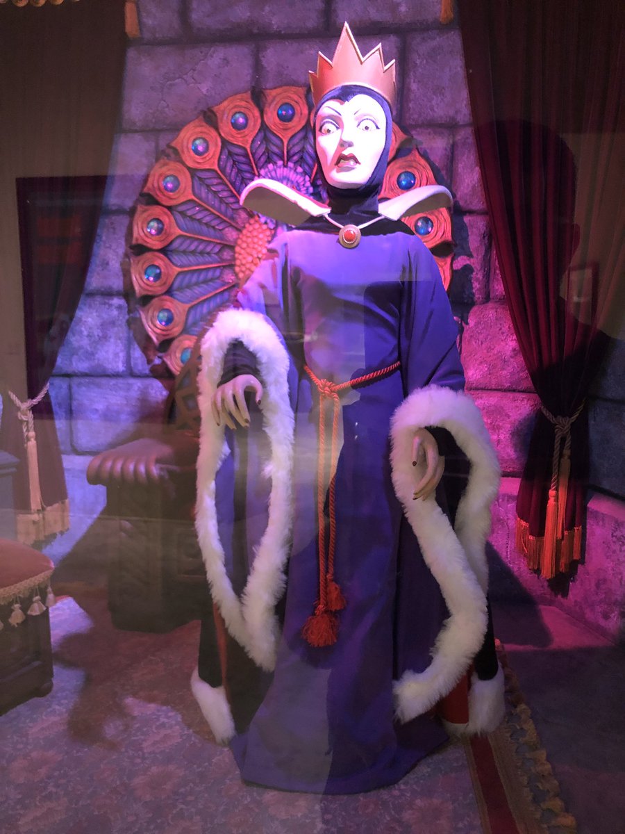 Evil Queen Disneyland Window