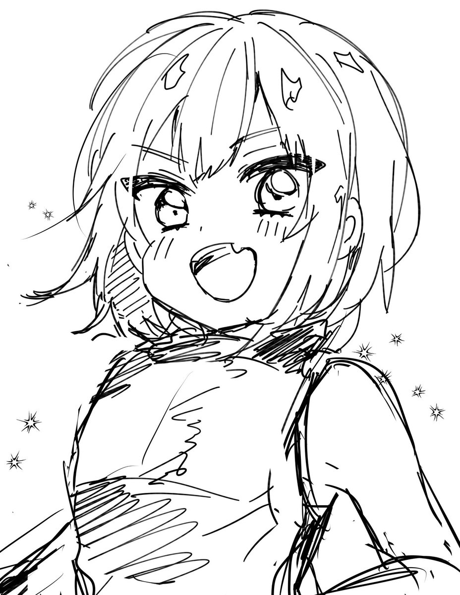 「女の子みたいな見た目だけど性格は活発そうなショタのらくがき 」白野アキヒロの漫画