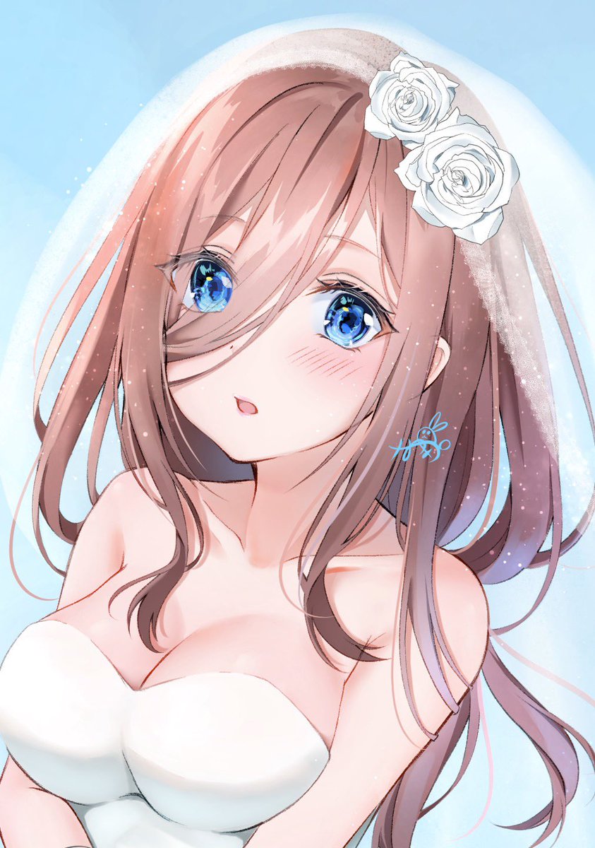 自分のPixivブクマTOP3をあげる ウェディング三玖ちゃんが1番多かった」|瑞佳なゆき@C101土曜西ふ-16bのイラスト