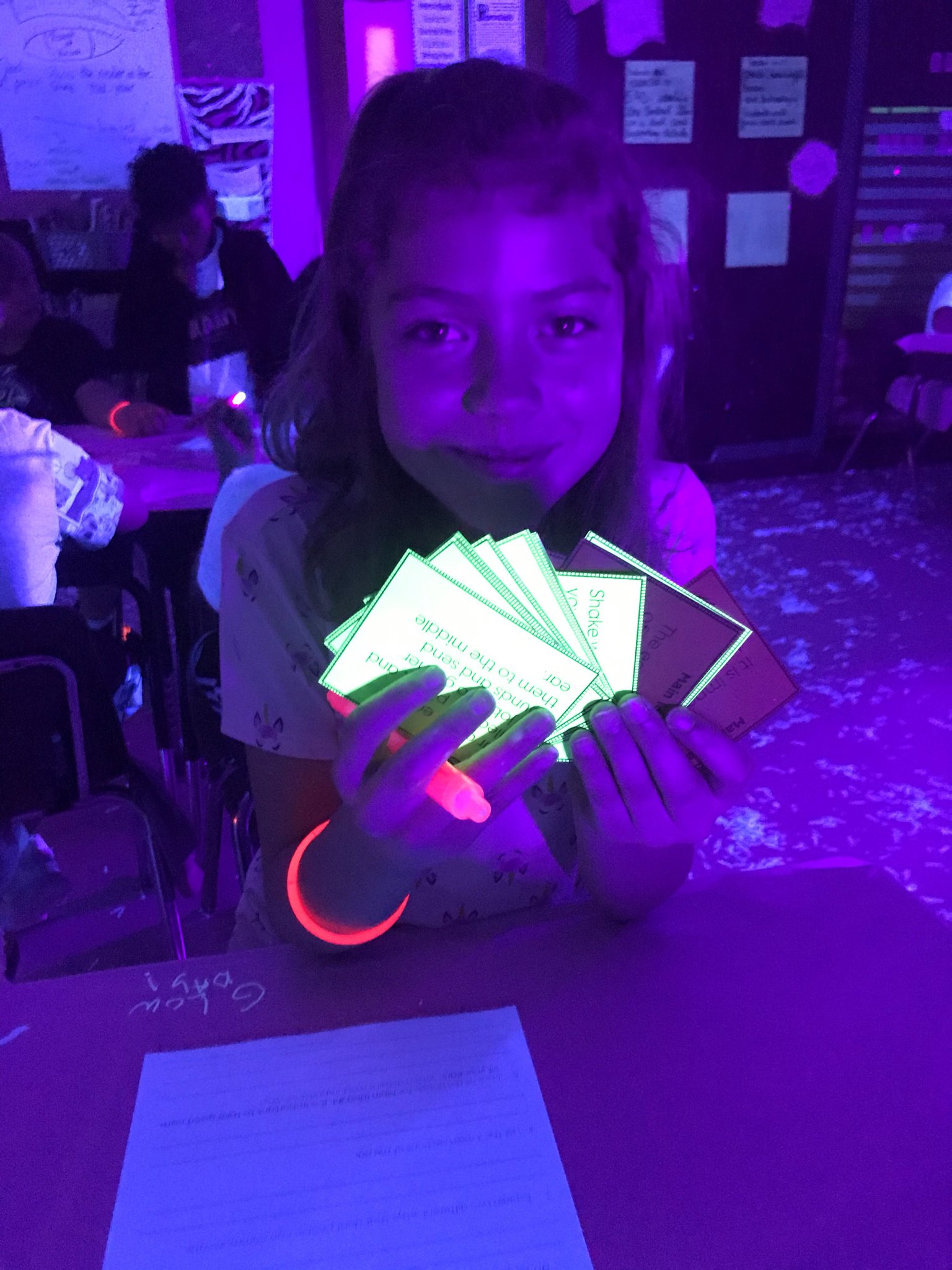 StaplesElementary on Twitter: "This week 5th grade had a Glow Day ...