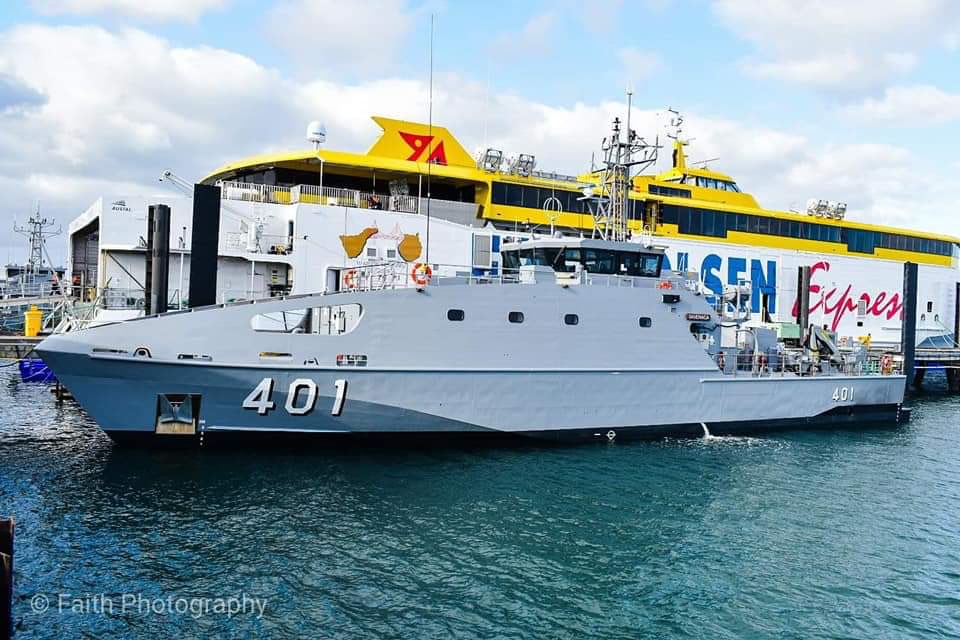 𝙍𝙁𝙉𝙎 𝙎𝙖𝙫𝙚𝙣𝙖𝙘𝙖, the 1st Guardian-class Patrol Boat for #Fiji, was ...