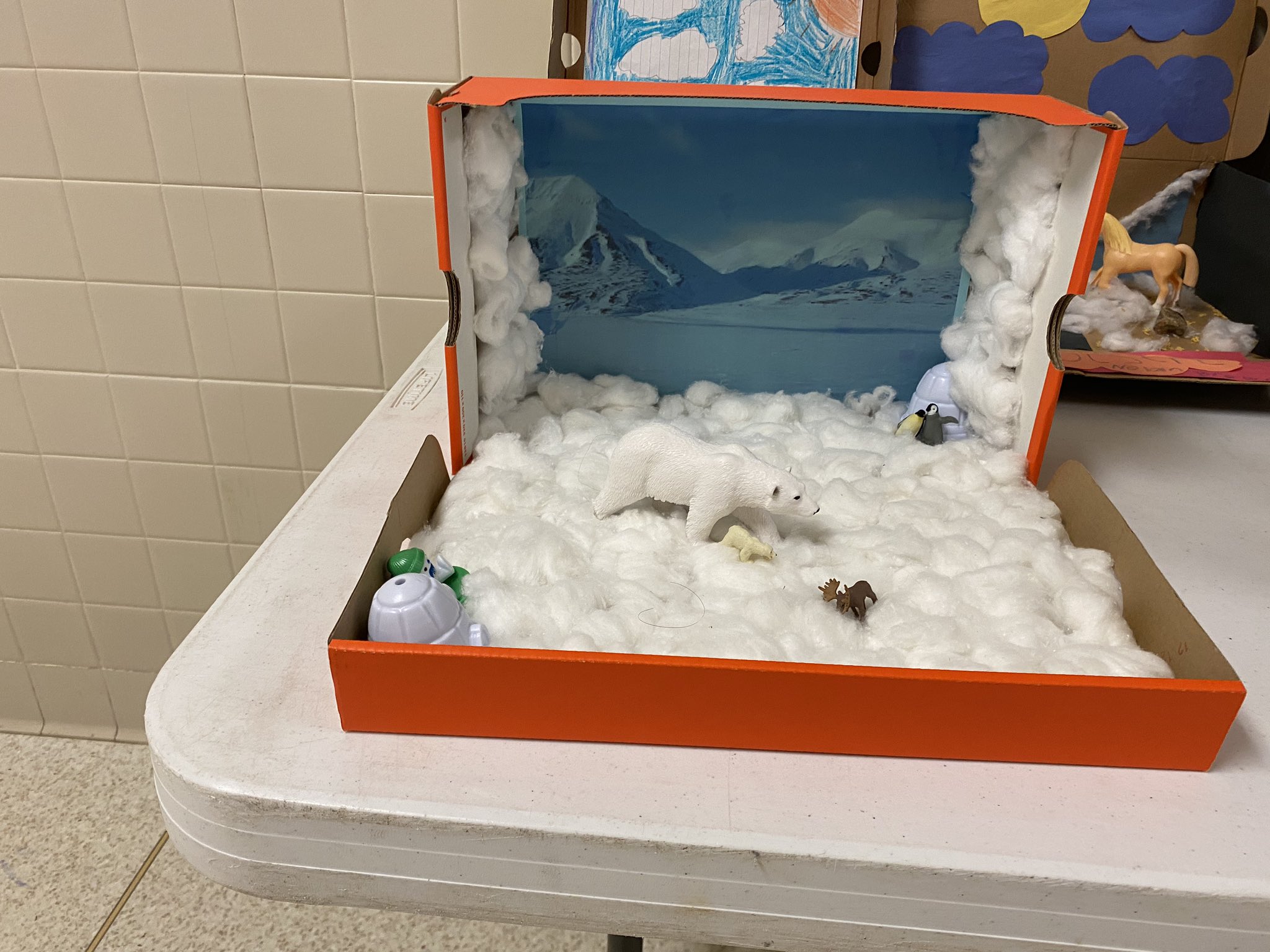 Tundra Ecosystem Diorama