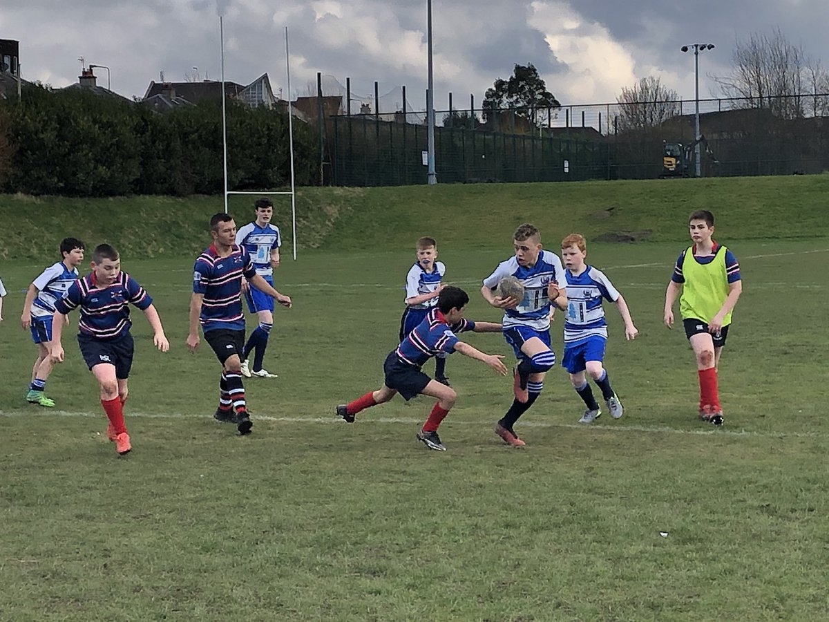 The @leithacademy u14 boys were in action today @LeithRugby against ...