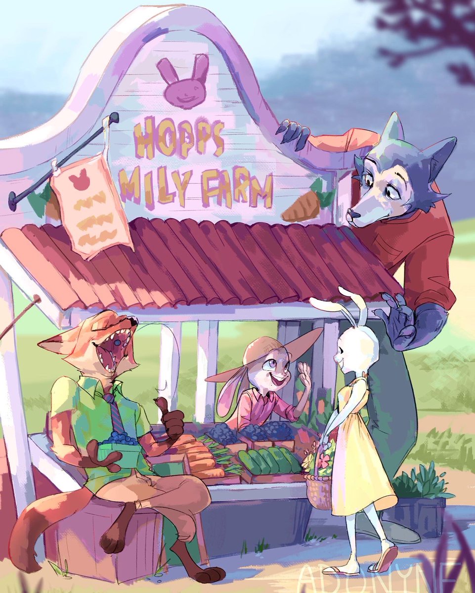 Visiting Hopps Family Farm [Adonyne] : r/zootopia