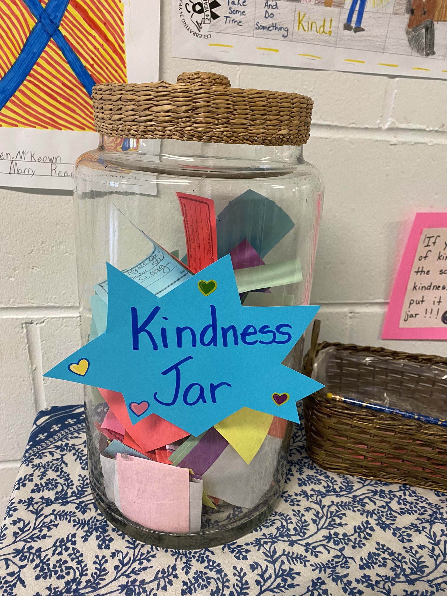St. Mary Read on Twitter: "After one week our kindness jar is almost ...