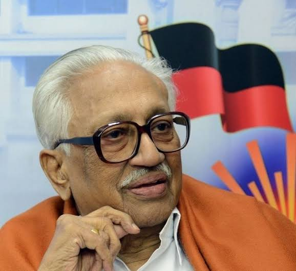 DMK general secretary Kalyanasundaram Anbazhagan dies aged 97 / Twitter