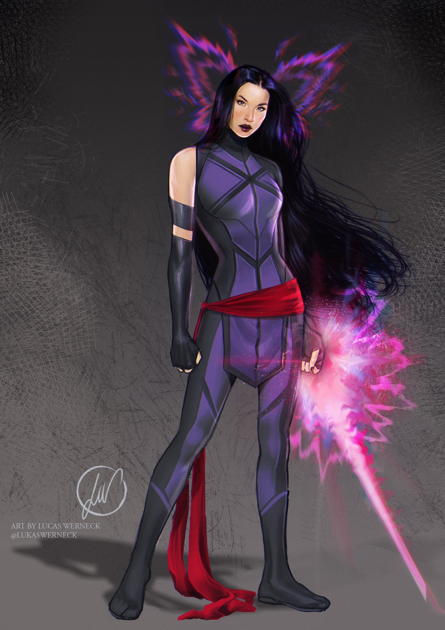 Marvel Psylocke Art