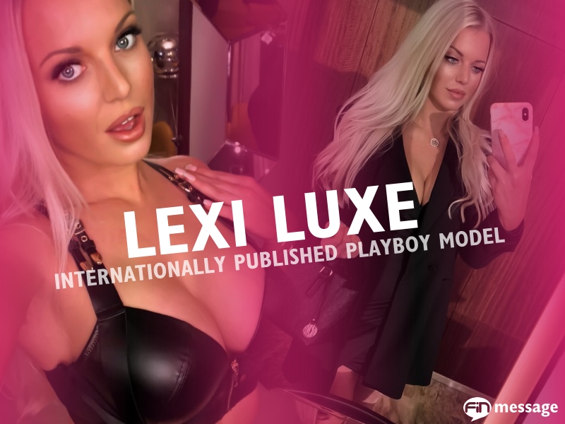 FINmessage on Twitter: "Playboy Model Lexi Luxe is ready for a chat. Hit her up on #FINmessage ...