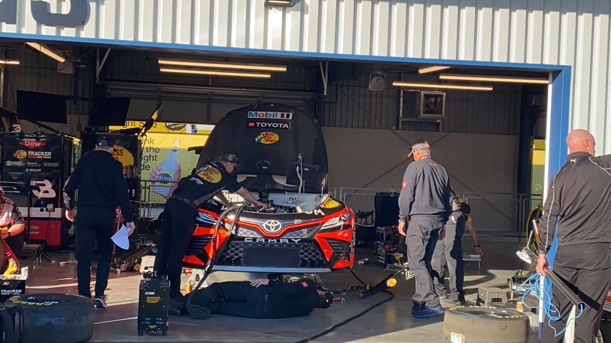 [Pockrass] Martin Truex Jr. team has done an engine change. Will drop ...