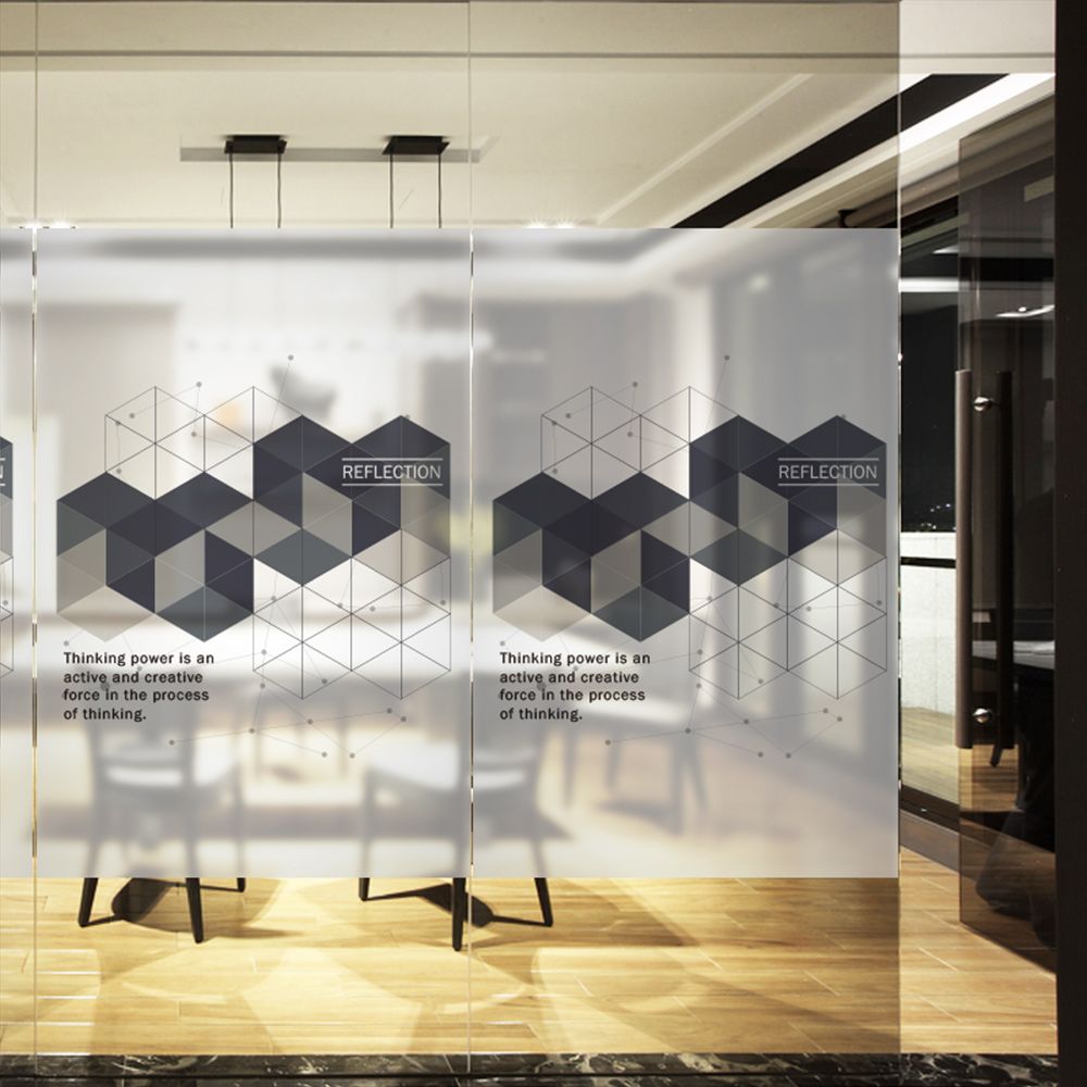 Office Glass Sticker Design