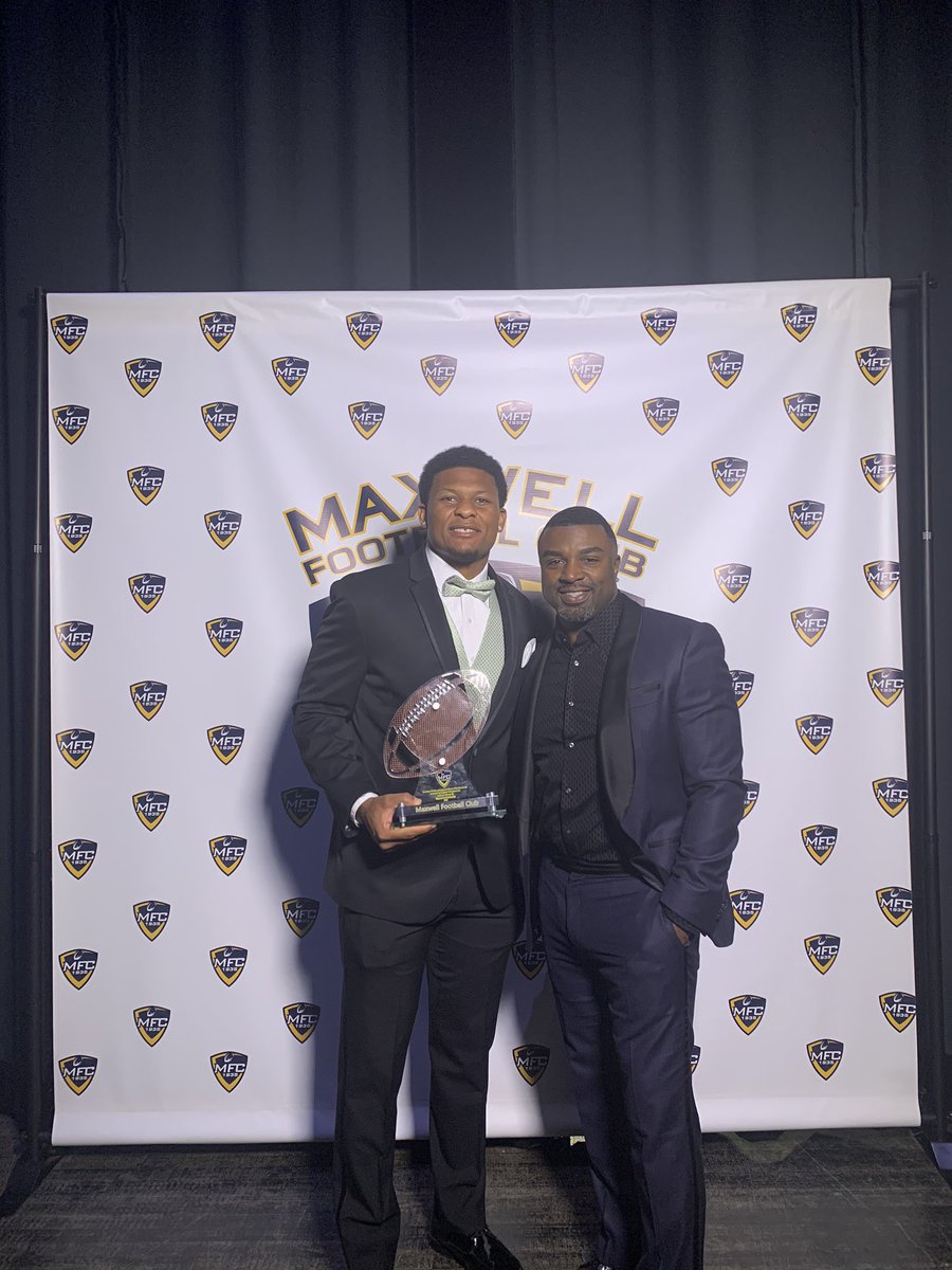 The Brian Westbrook Tri State player of the year Roland Rivers III, an ...