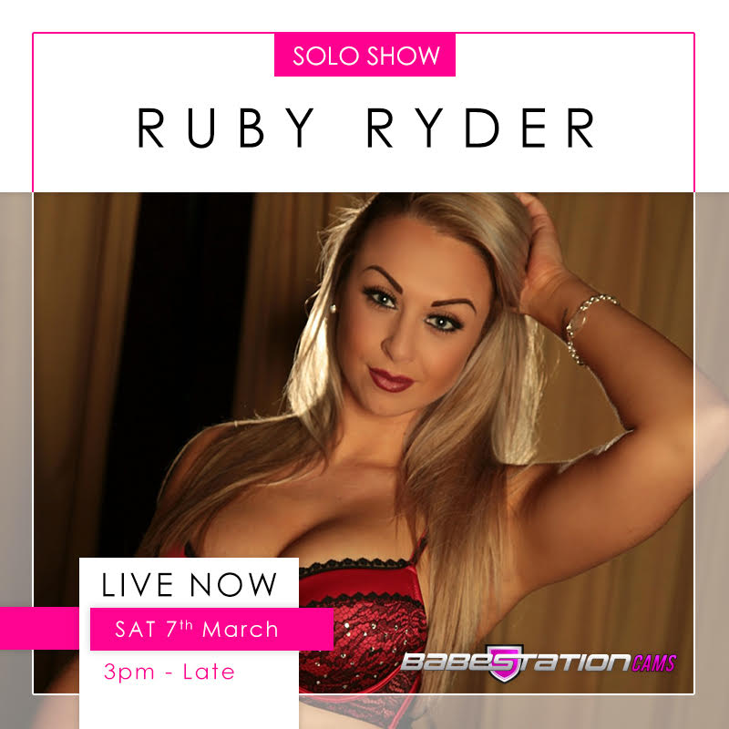 BabestationCams on Twitter: "Up for a bit of fun this afternoon? Ruby Ryder is live on cam ...