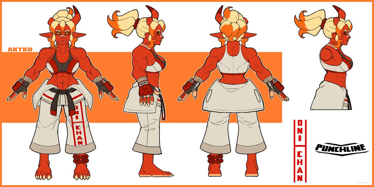 Akyko Turnaround? Just a little thing for 3D modeling purpo」CeeHaz 👹 ...