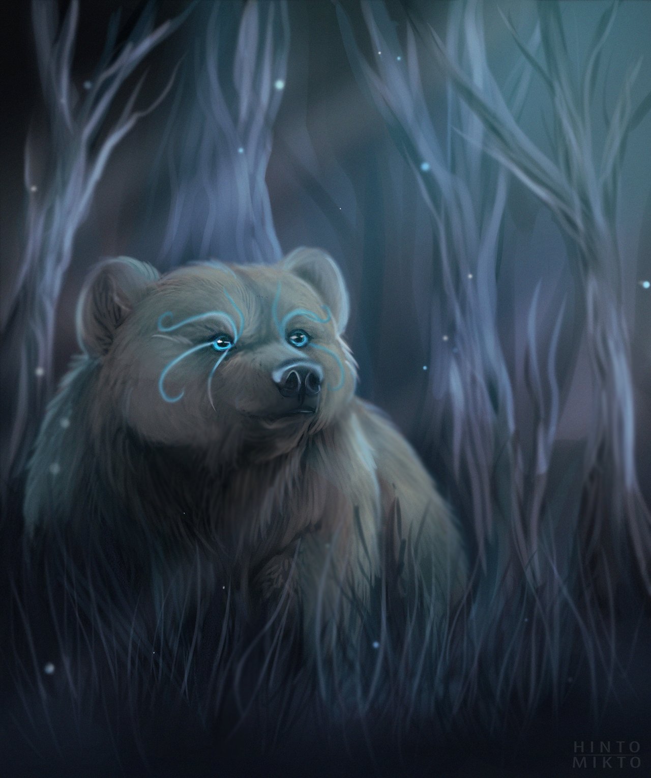 Spirit Bear Drawing