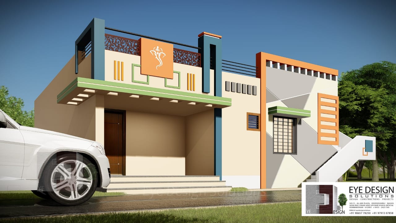 Single House Front Elevation Models