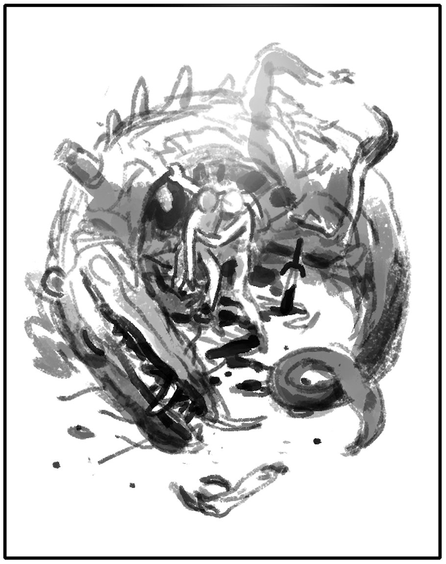 「Library episode!! I didn't work much on this one (most of th」Sam Bosmaの漫画