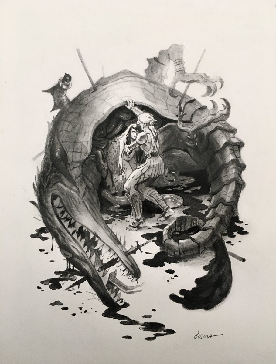 「Library episode!! I didn't work much on this one (most of th」Sam Bosmaの漫画