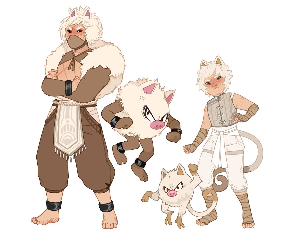 Primeape Gijinka