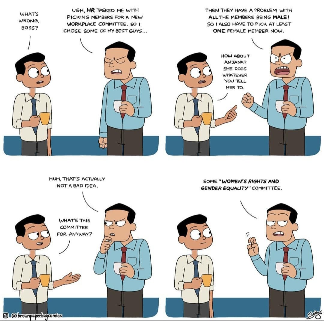 Gender Discrimination In The Workplace Comics