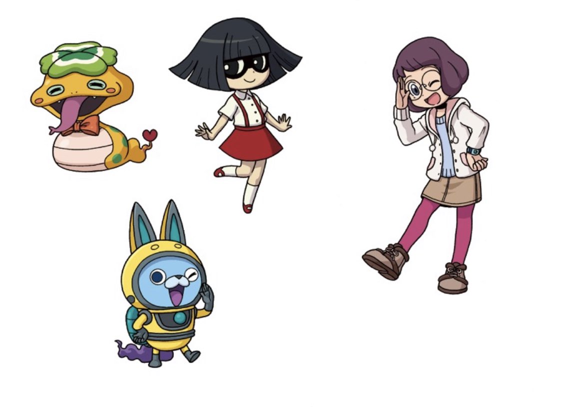 traditional youkai notched ear two tails multiple tails white ...