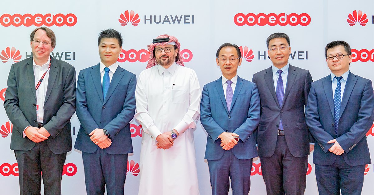 We've signed a major partnership with Huawei that will see our networks ...