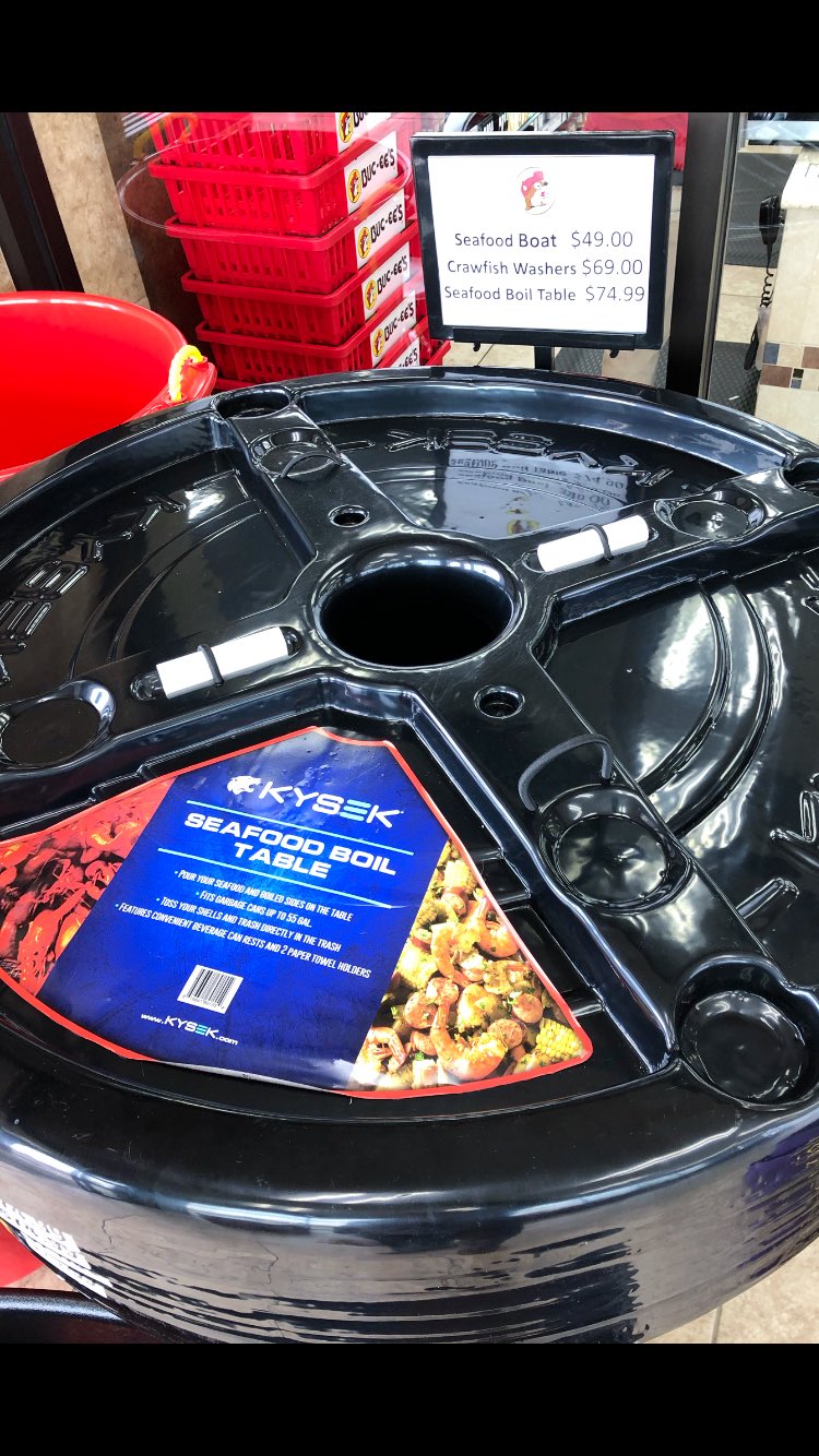 Crawfish Table Boats