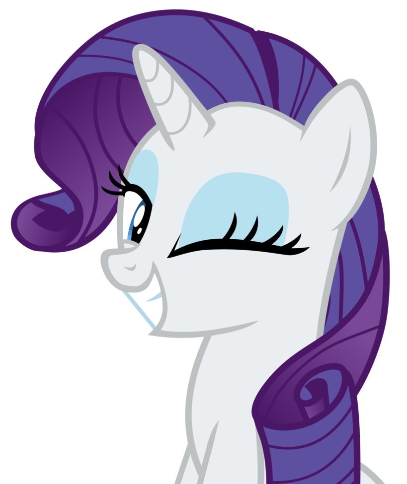 Rarity Sitting Vector
