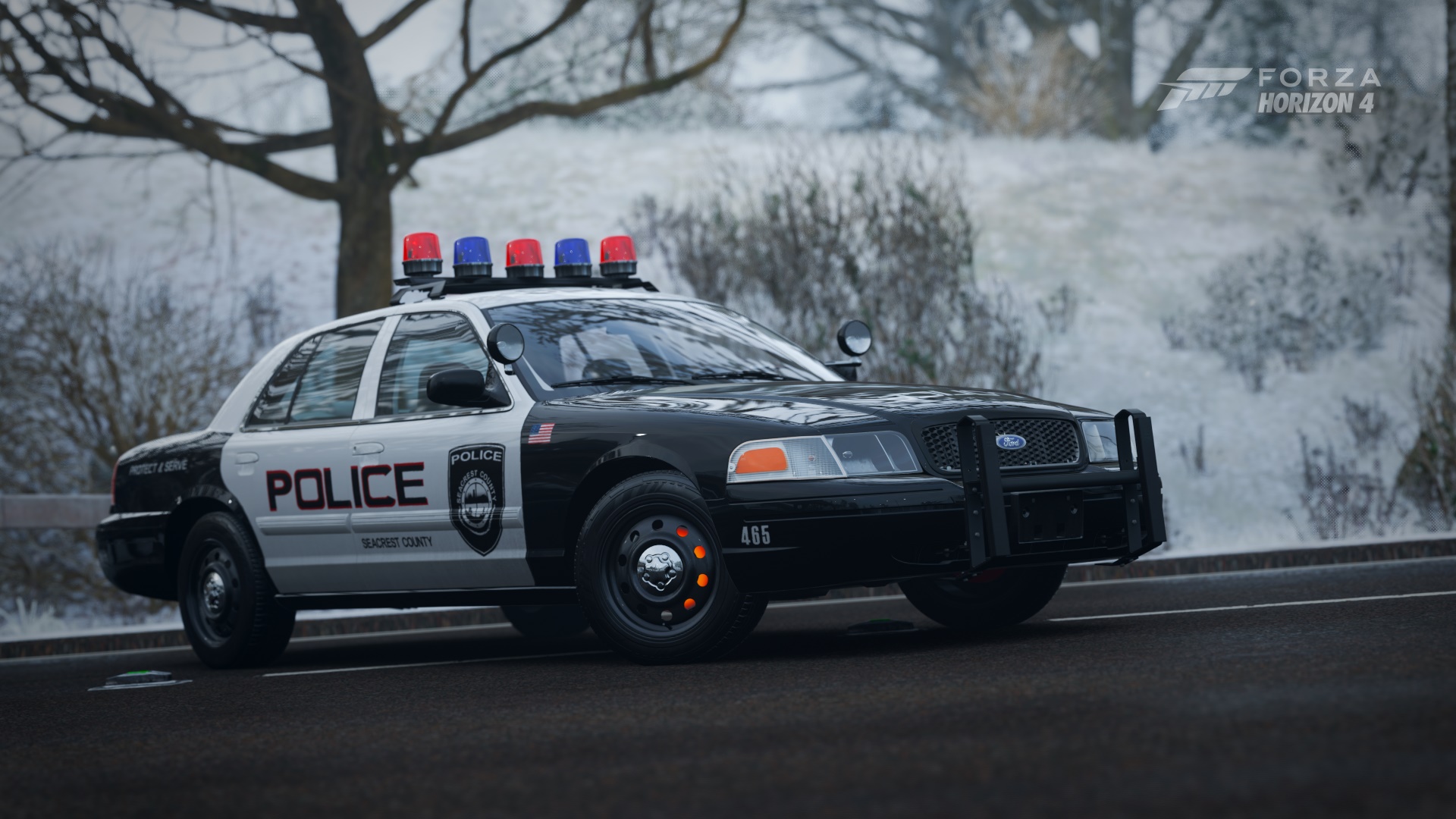 Crown Vic Police Car Wallpaper