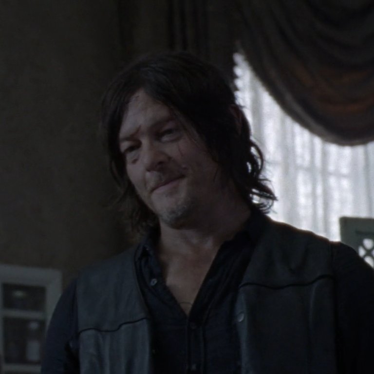 Daryl Dixon Smiling