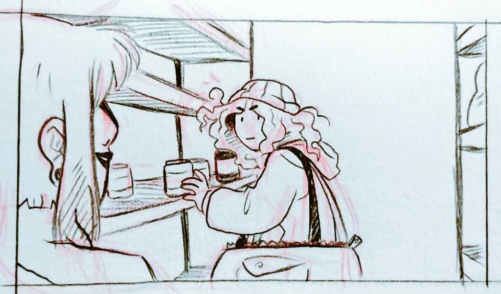 「Working on a little comic for Zoe the Carrier 」🐝Roxanne🐝の漫画