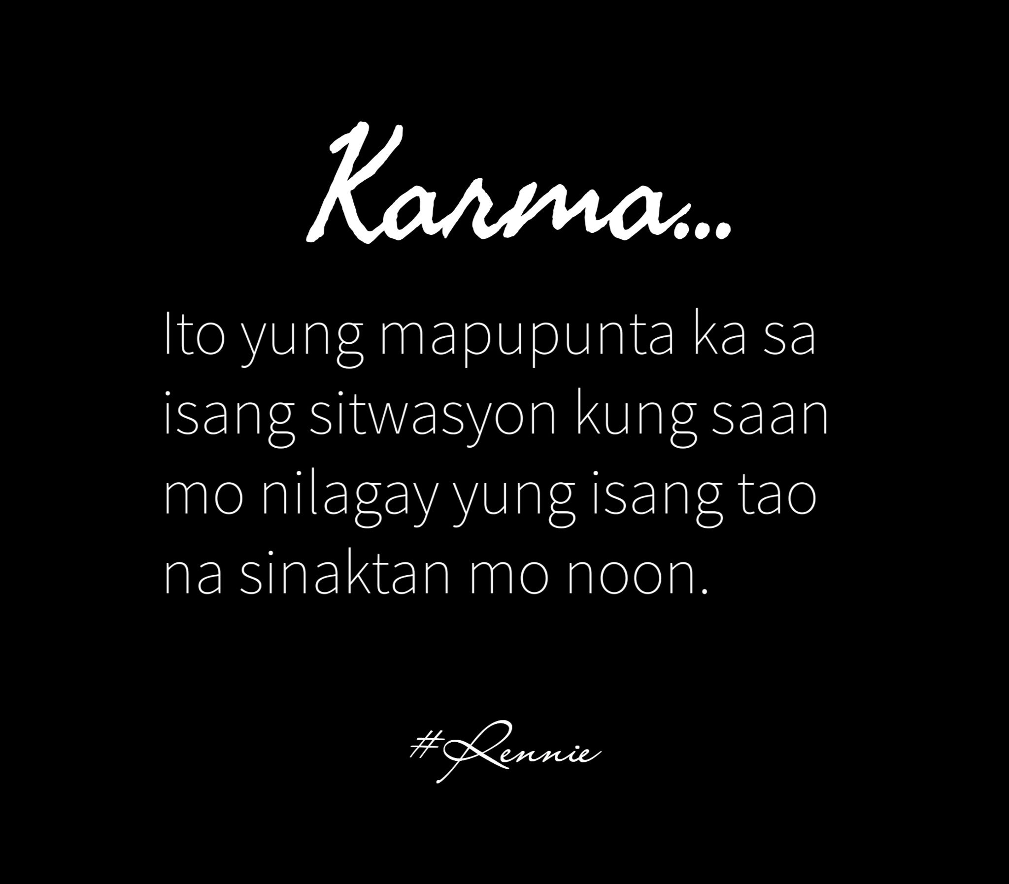 Karma Tagalog Quotes