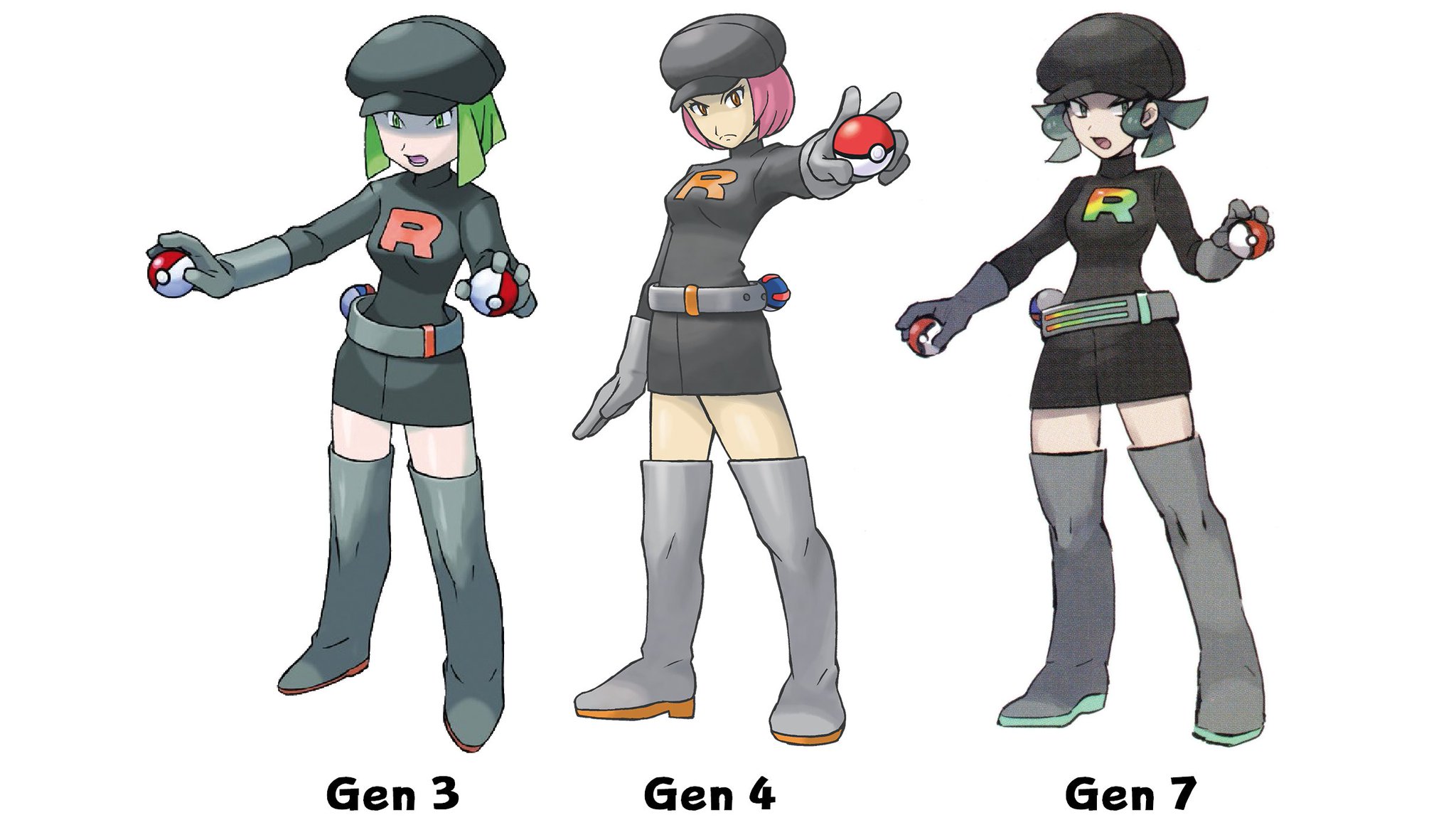 Team Rocket Grunt Girl