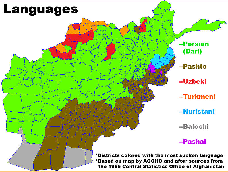 Persian Language Map