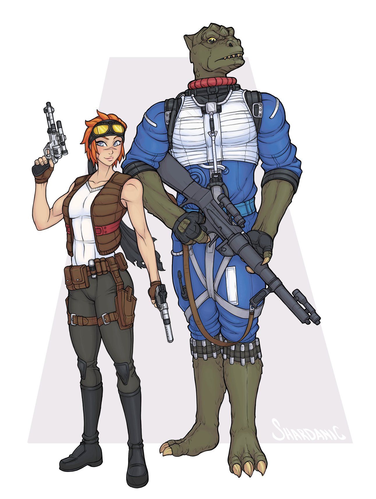 Star Wars Smuggler Art