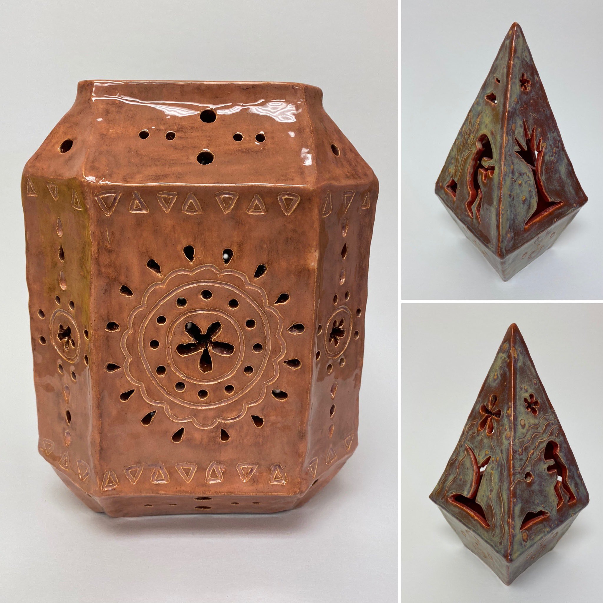 Ceramic Slab Lanterns