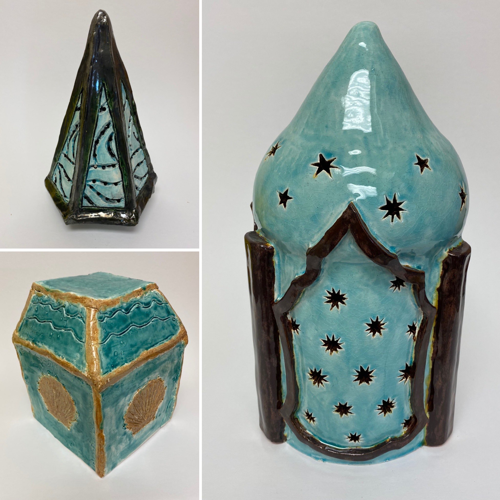 High School Ceramic Sculptures