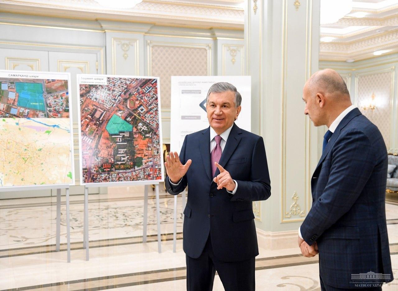 Shavkat Mirziyoyev's Press-service on Twitter: "Joint projects under focus at a meeting of ...
