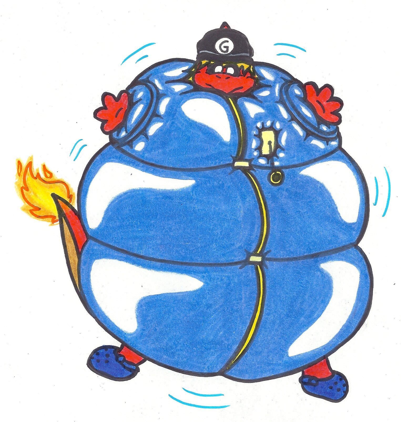 Charmeleon Inflation