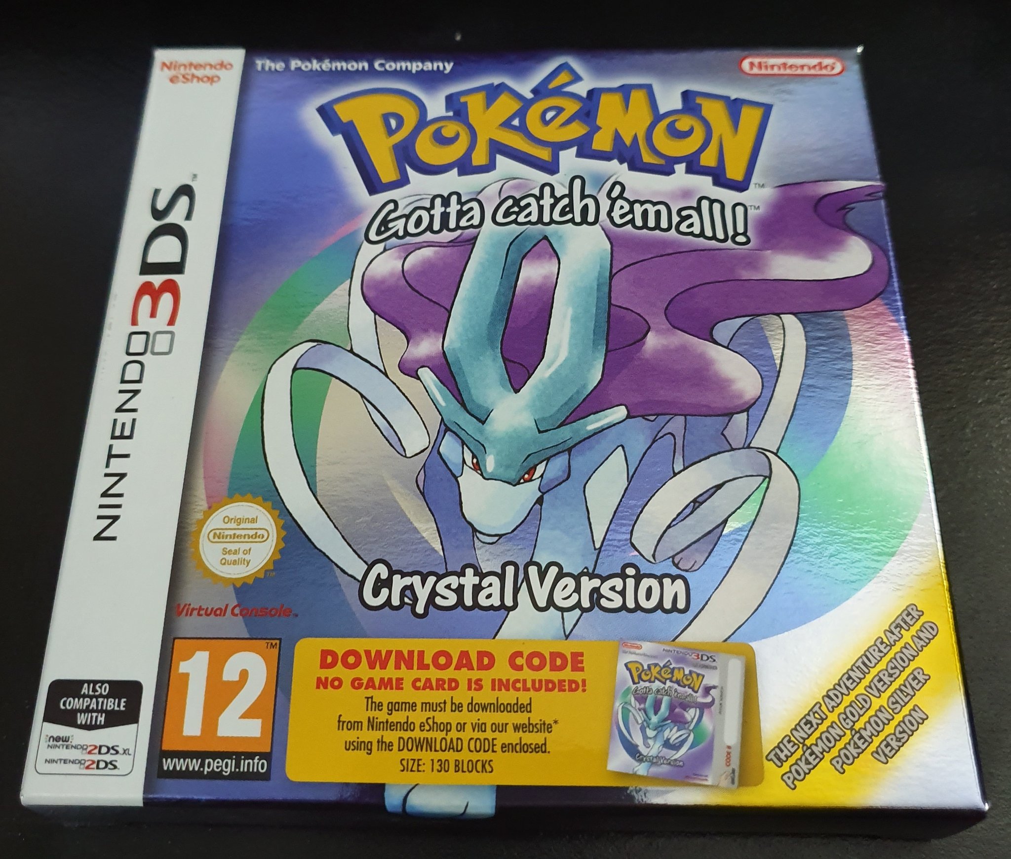 Callum Hurley on X POKEMON GIVEAWAY I m giving away this boxed copy of Pokemon Crystal on Nintendo 3DS. Inside is a download code for the game. To enter like and