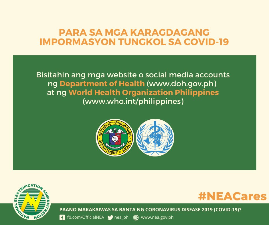 Nea Philippines On Twitter [1 2] Bilang Pagsuporta Sa Mas Pinaigting