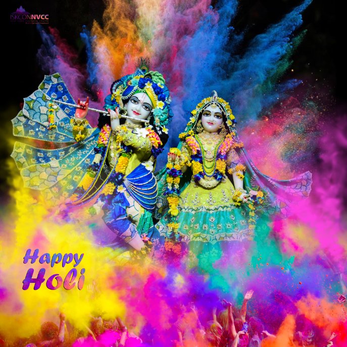 Krishna Holi Wallpaper