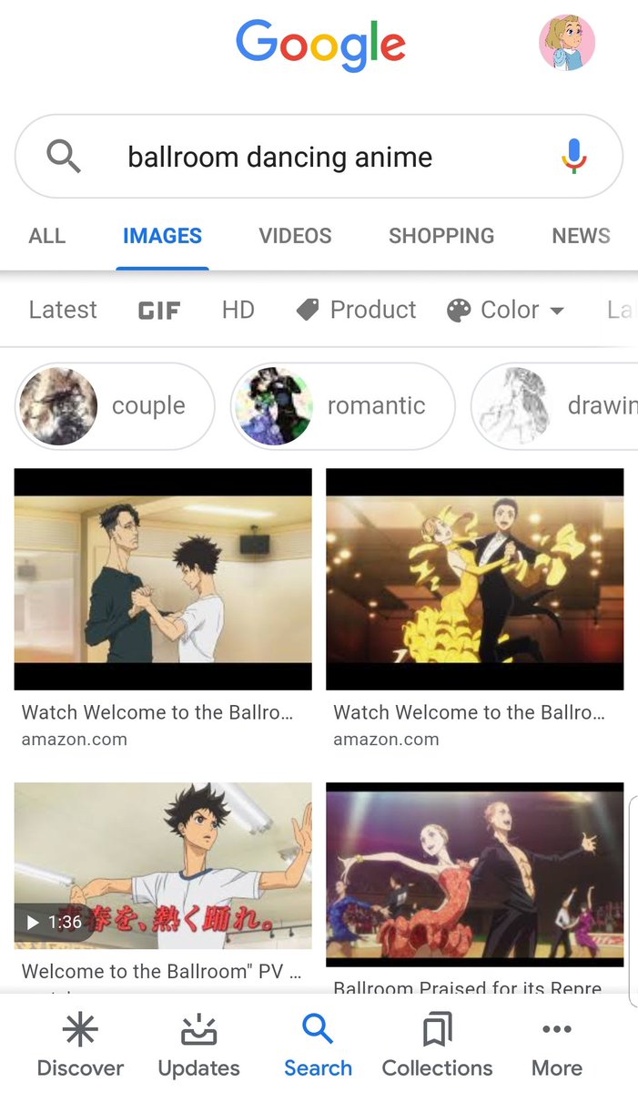 Anime Ballroom Dancing