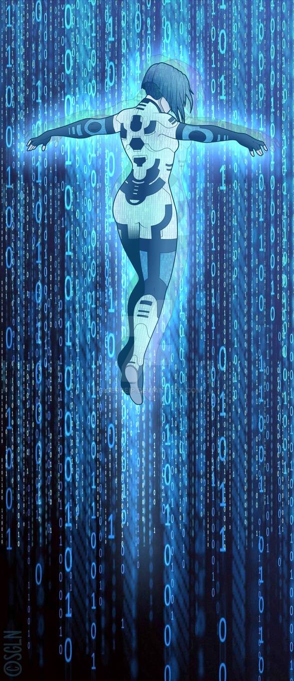 Halo Cortana Drawing