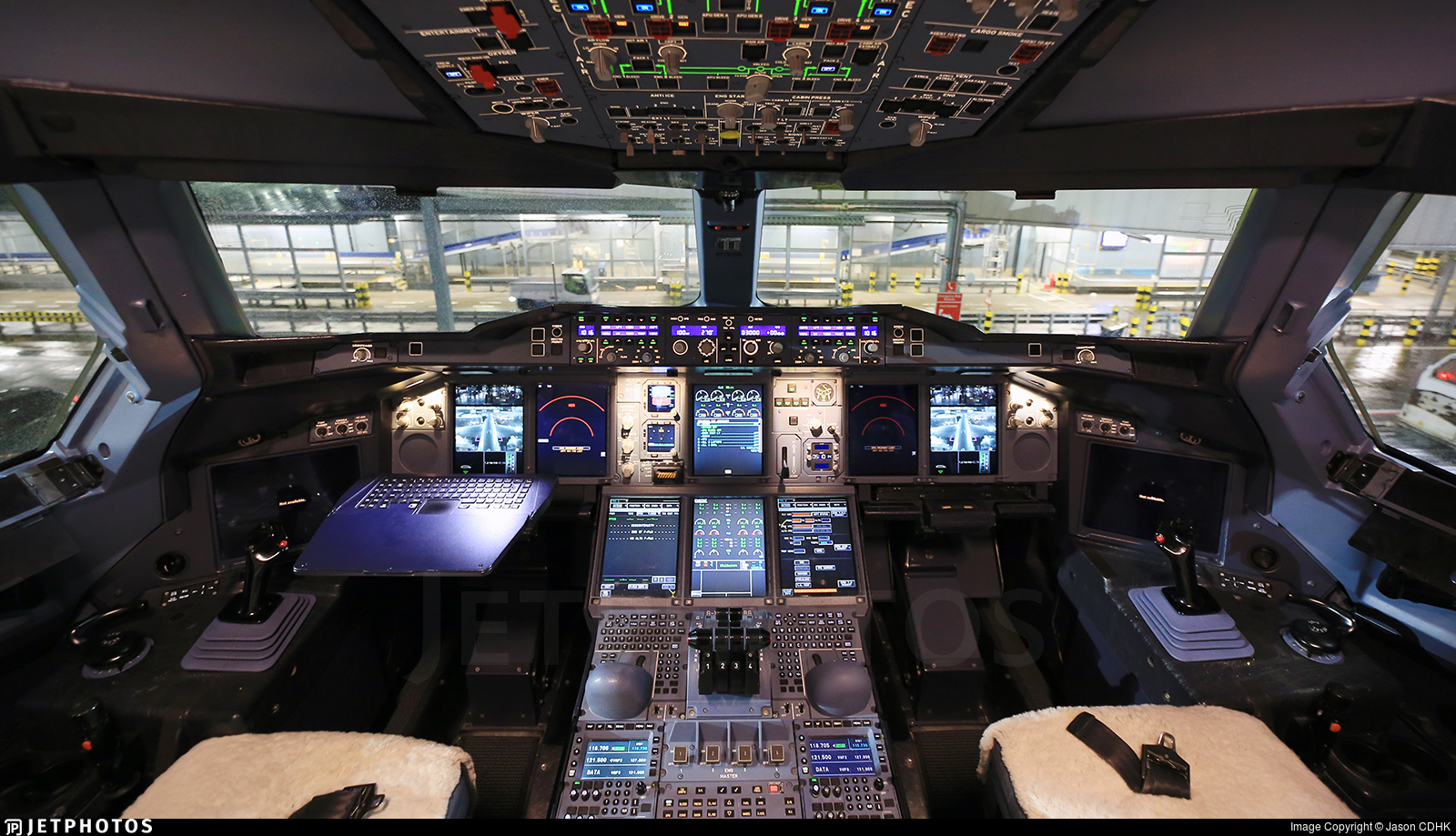 British Airways A380 Cockpit