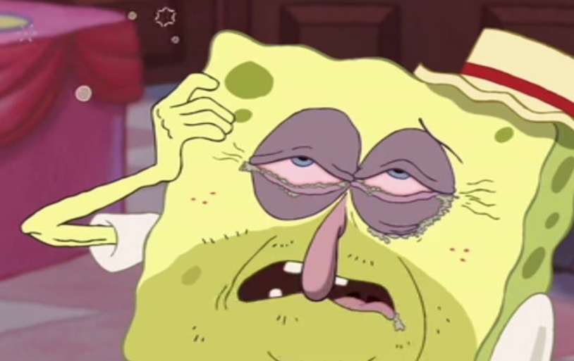Spongebob Drunk Face