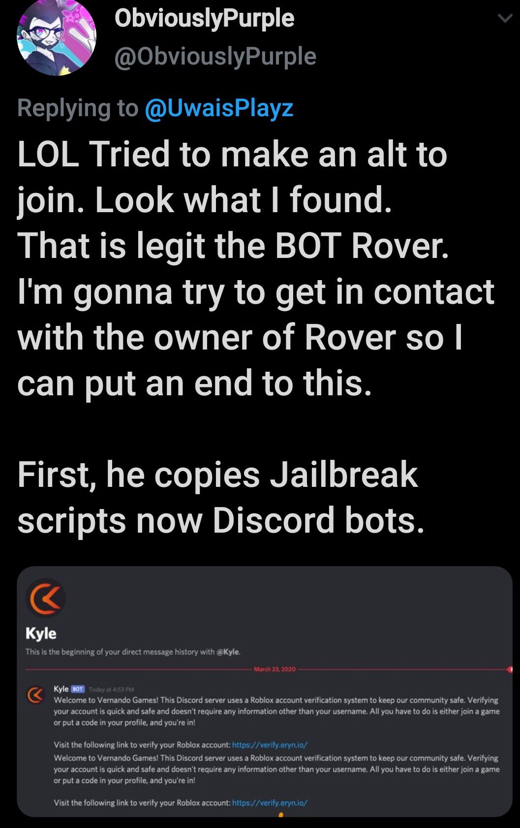 Rover Bot Discord
