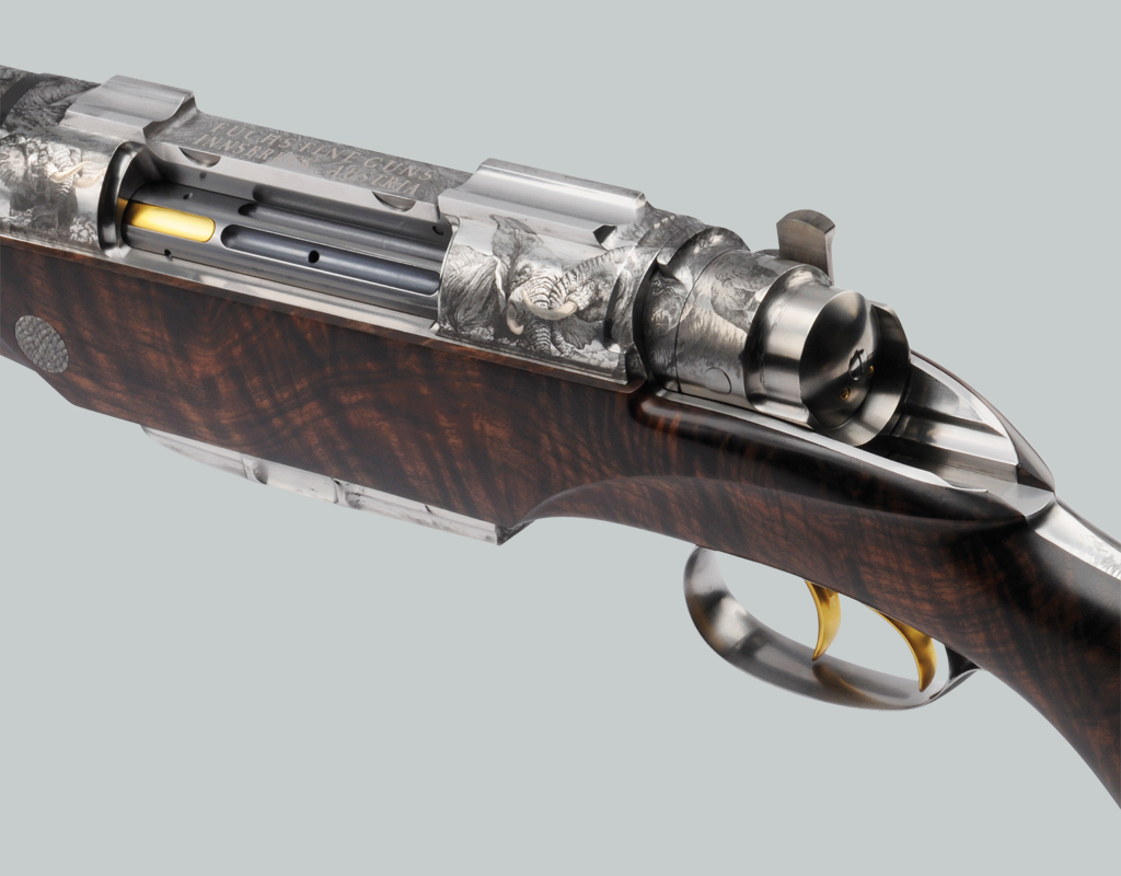 Double Barrel Bolt Action Rifle